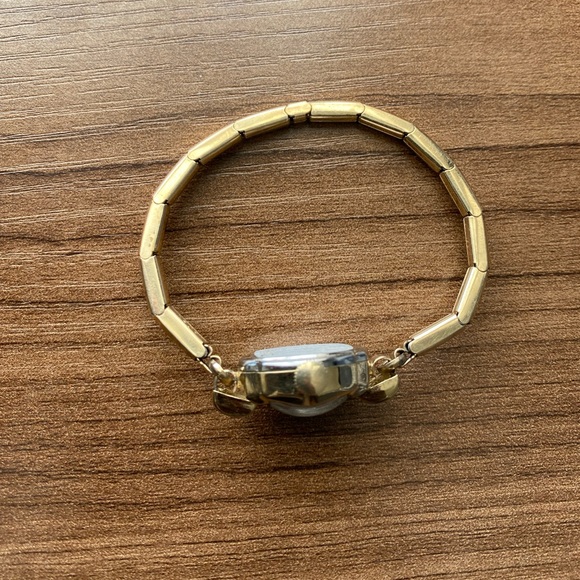 Helbros | Accessories | Helbros Ladies Yellow Gold Super Stretch Watch ...